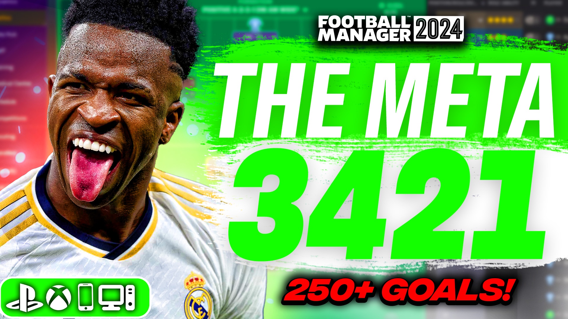 BROKEN Meta 3421 FM24 Tactics! (250+ Goals!) - Tattiche - FM24
