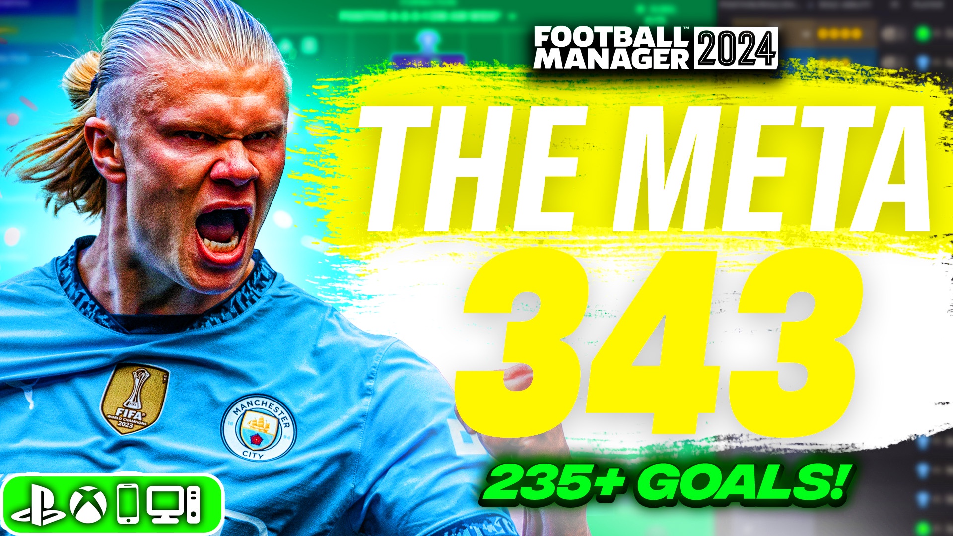 Game-Breaking 343 FM24 Tactic Scores 235+ Goals! - Tattiche - FM24